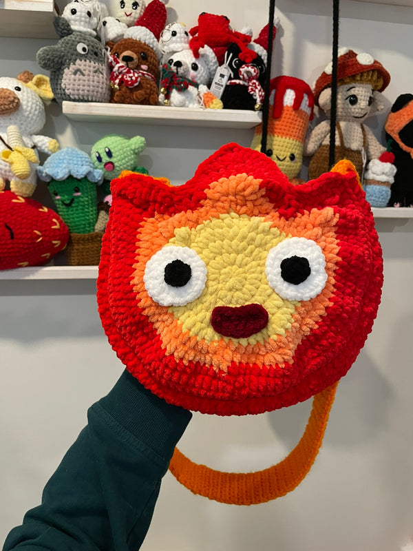 Calcifer Bag – Cocoro Crochet